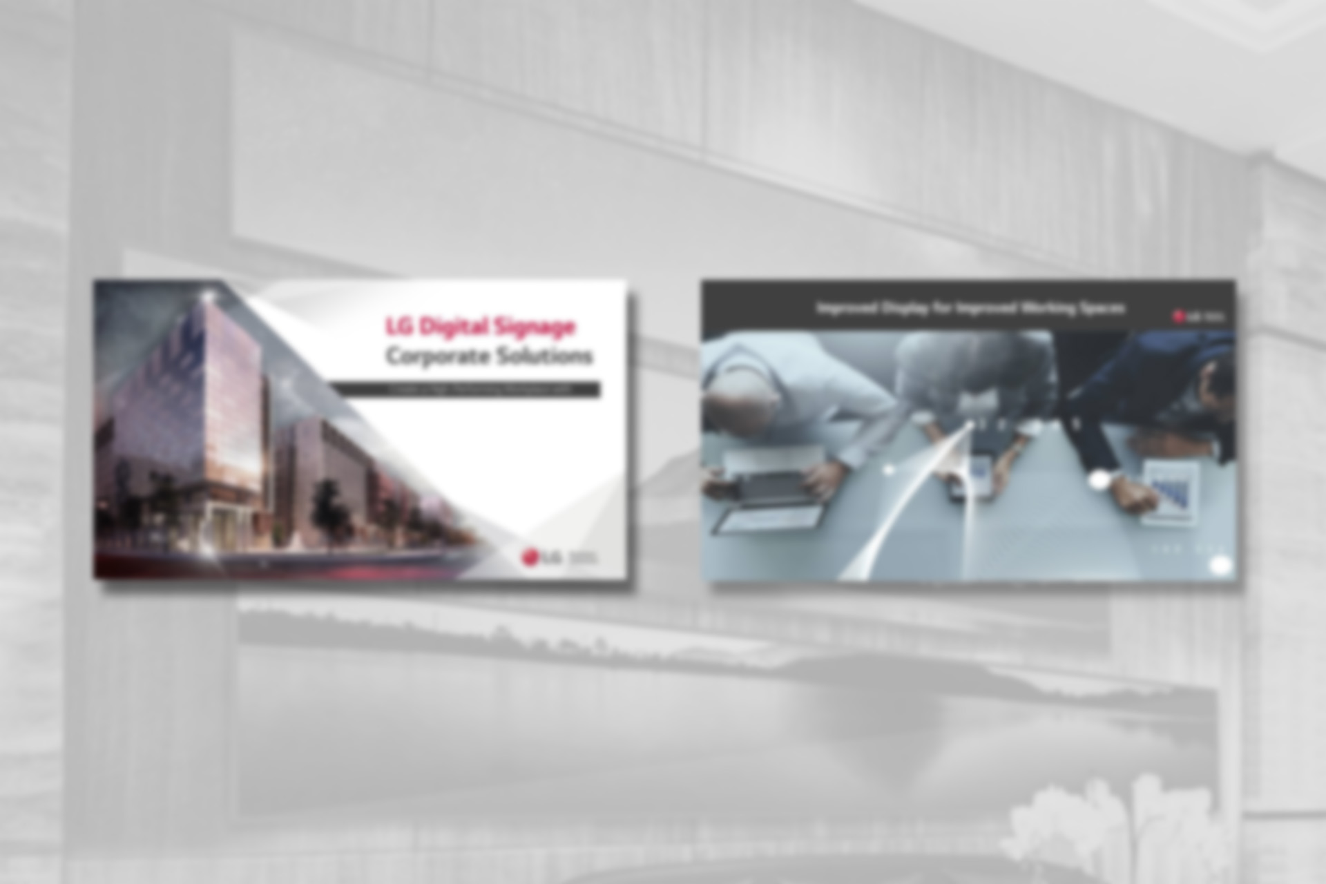 LG전자 CORPORATE SOLUTIONS 프레젠테이션 - 인포크리에이티브