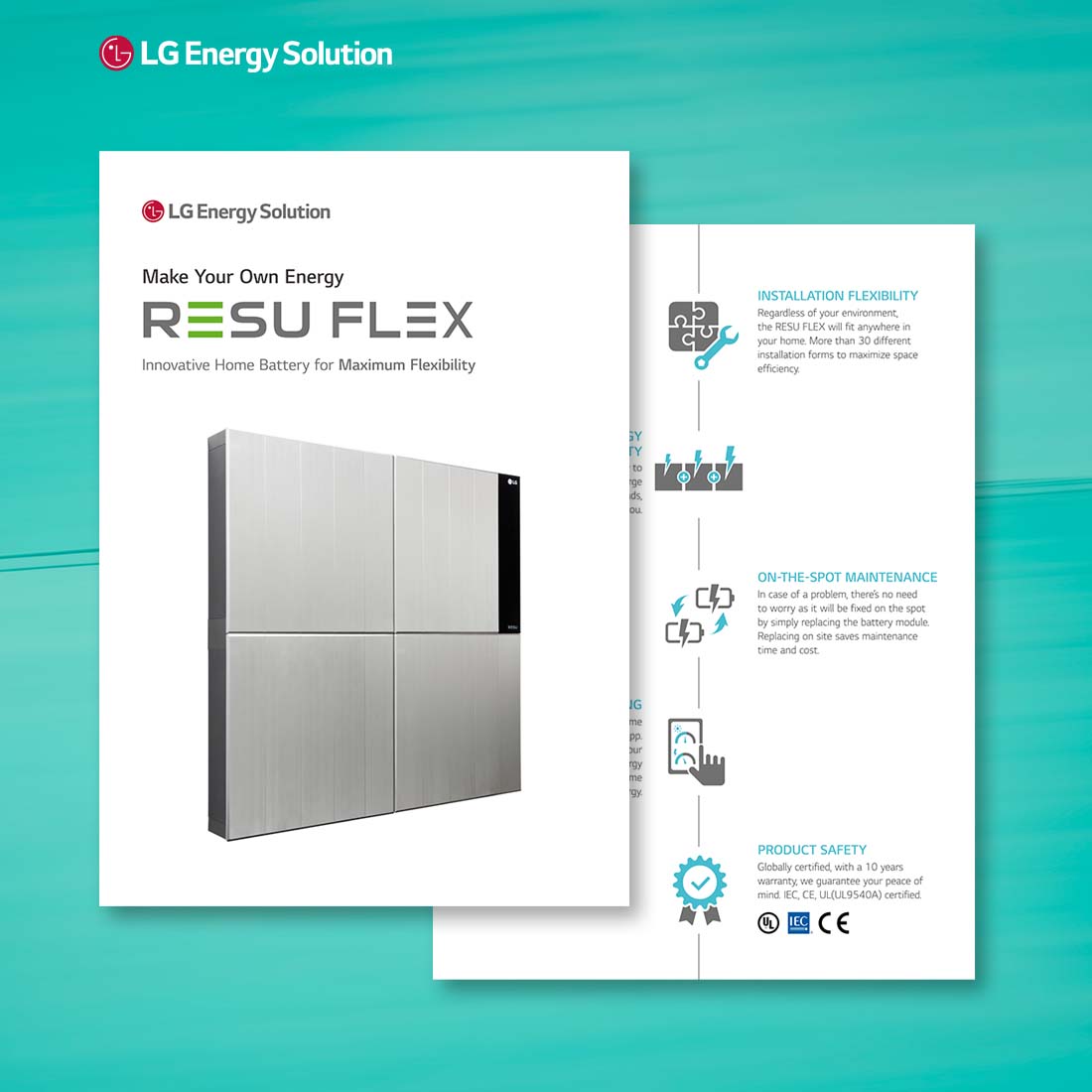LG에너지솔루션 RESU FLEX Leaflet Content - 인포크리에이티브